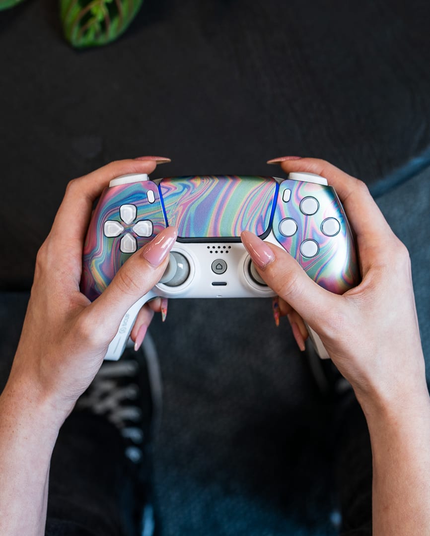 SCUF Reflex Steel Gray FPS with TMR Thumbsticks | Custom PS5 Controller